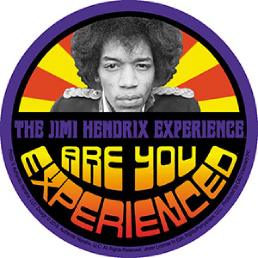 Jimi Hendrix Experience Circle - Vinyl Sticker at Sticker Shoppe