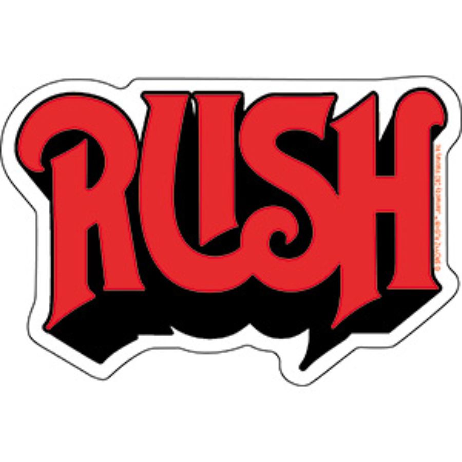Rush Logo - Vinyl Sticker at Sticker Shoppe