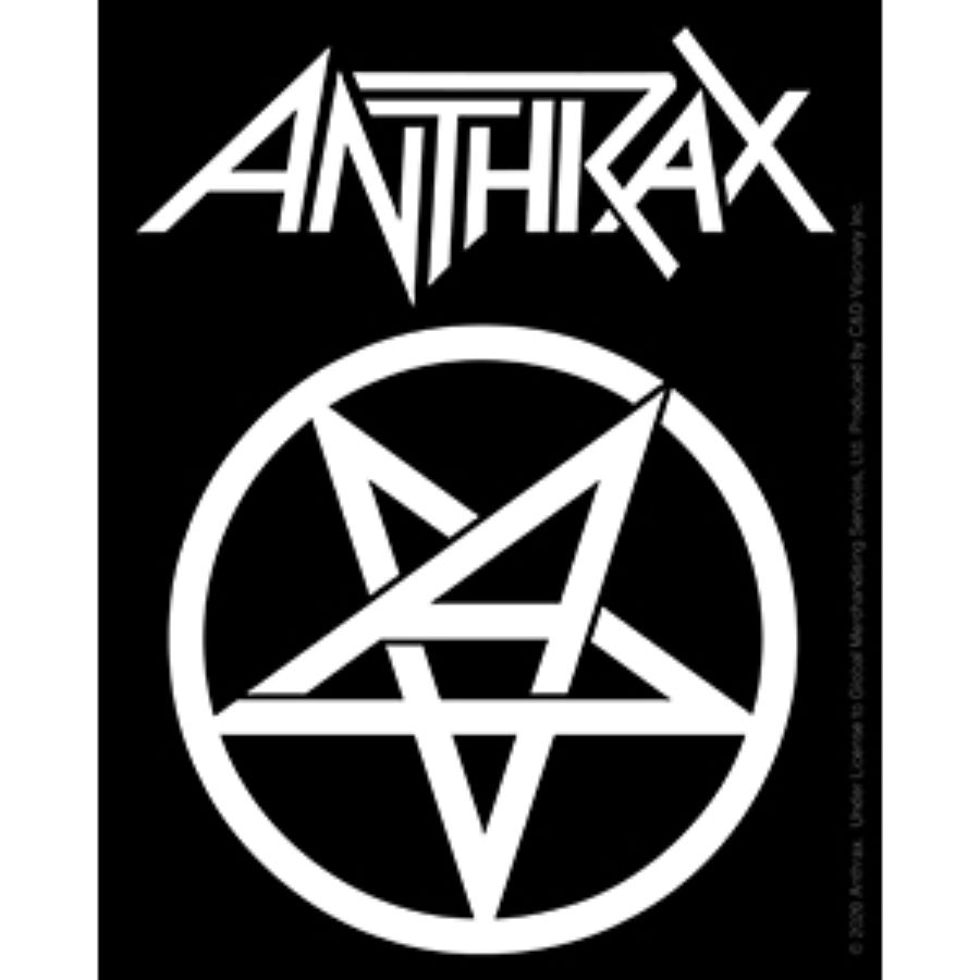 Anthrax Black & White Logo - Vinyl Sticker at Sticker Shoppe