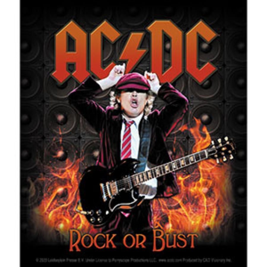 AC/DC Flames - Vinyl Sticker at Sticker Shoppe