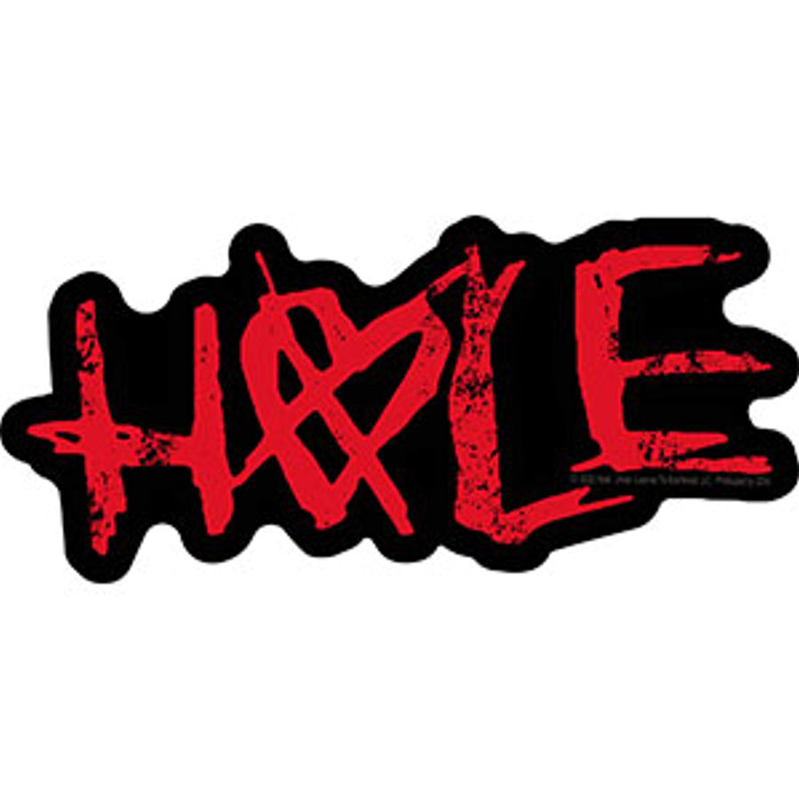 Hole Band Red Logo - Vinyl Sticker at Sticker Shoppe