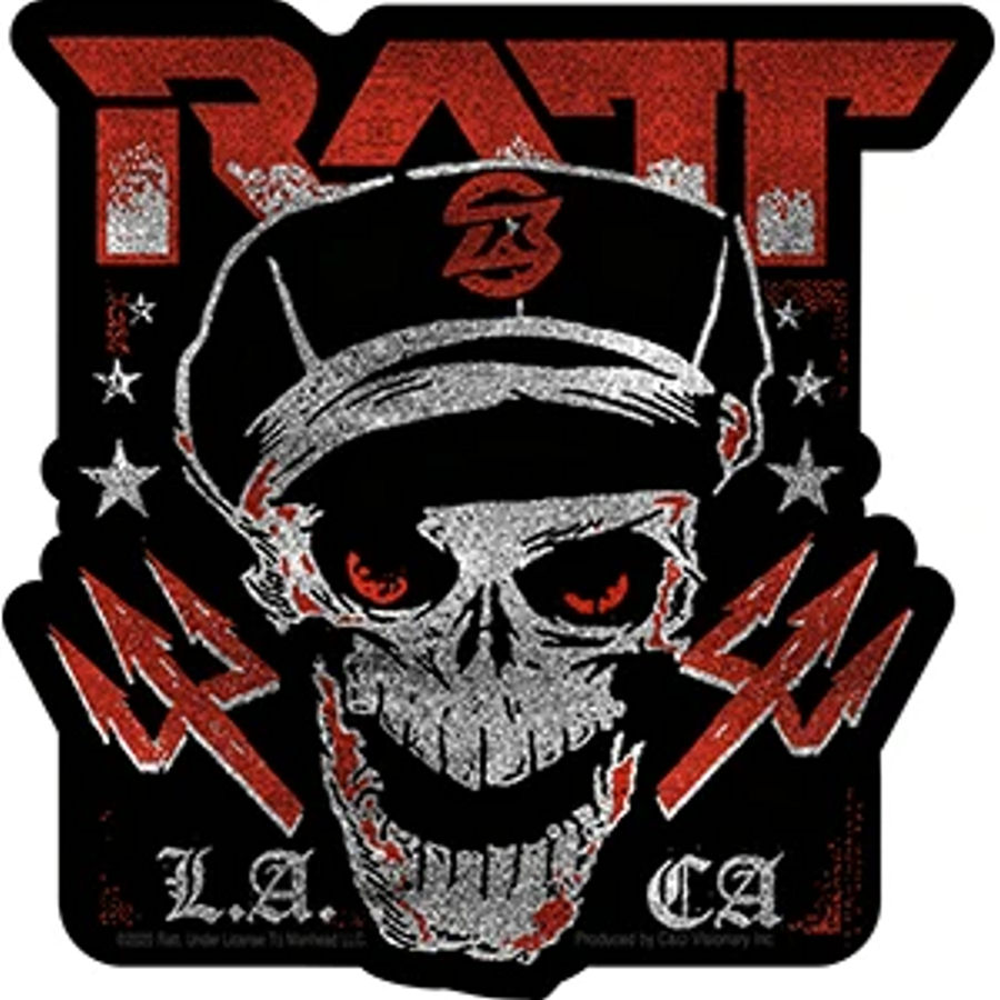Ratt Skull - Vinyl Sticker at Sticker Shoppe