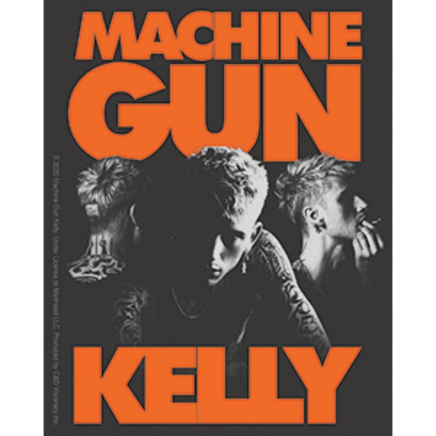 Machine Gun Kelly Orange Logo - Vinyl Sticker at Sticker Shoppe