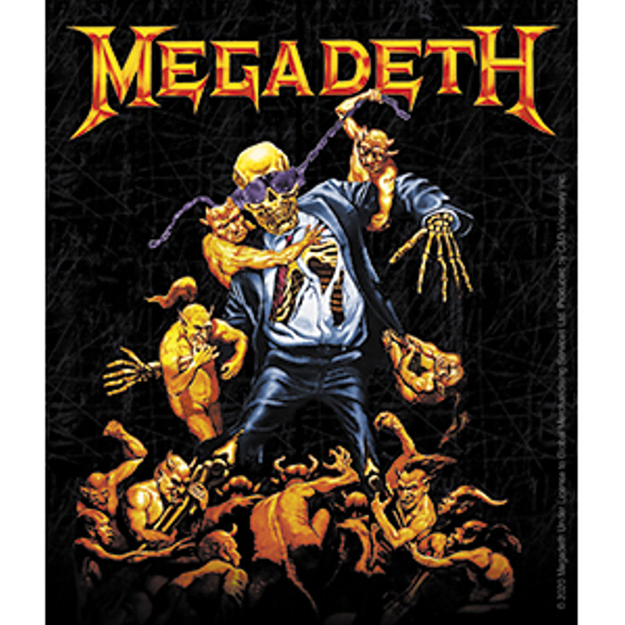 Megadeth Little Demons - Vinyl Sticker at Sticker Shoppe