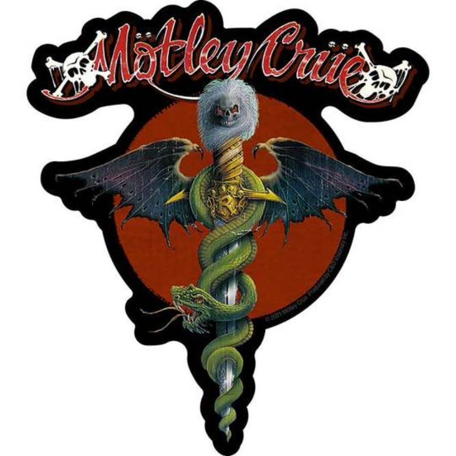 Motley Crue Dr. Feelgood Logo - Vinyl Sticker at Sticker Shoppe