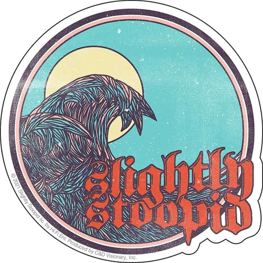Slightly Stoopid Wave Crest - Vinyl Sticker at Sticker Shoppe