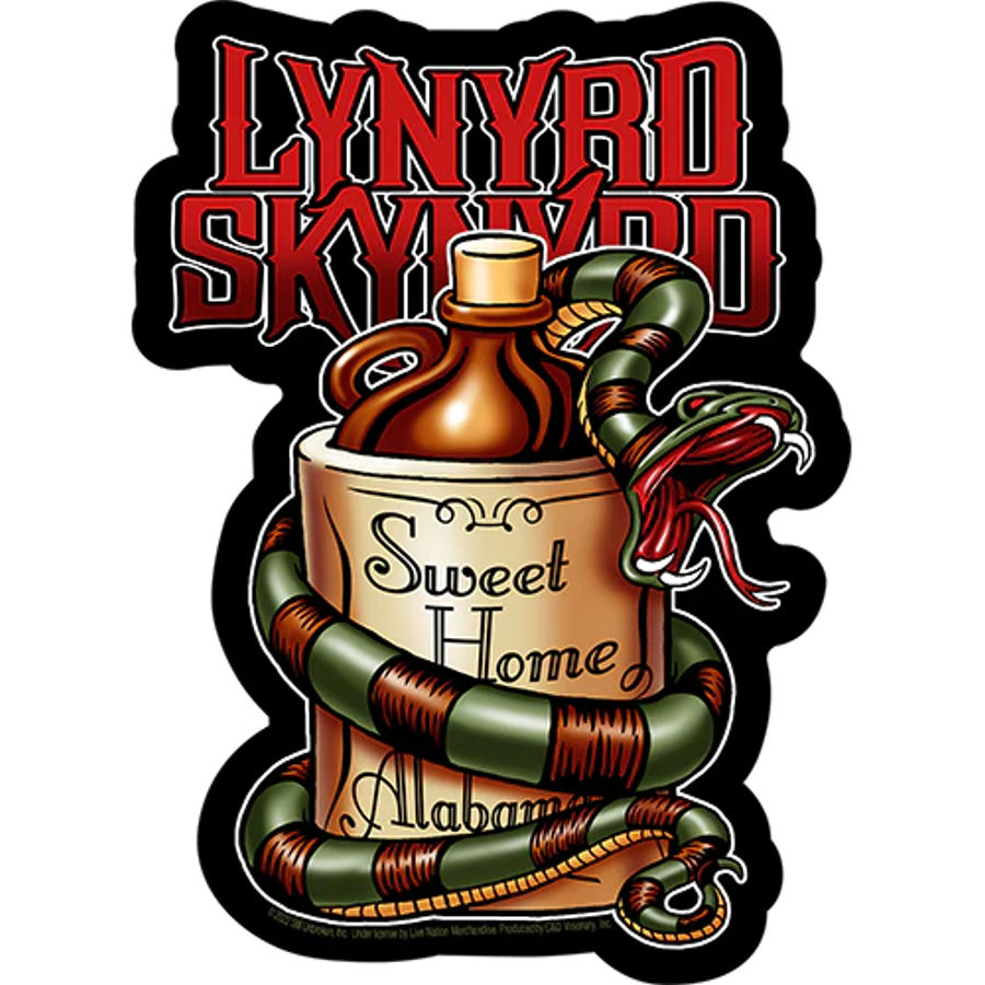 Lynyrd Skynyrd Snake - Vinyl Sticker at Sticker Shoppe
