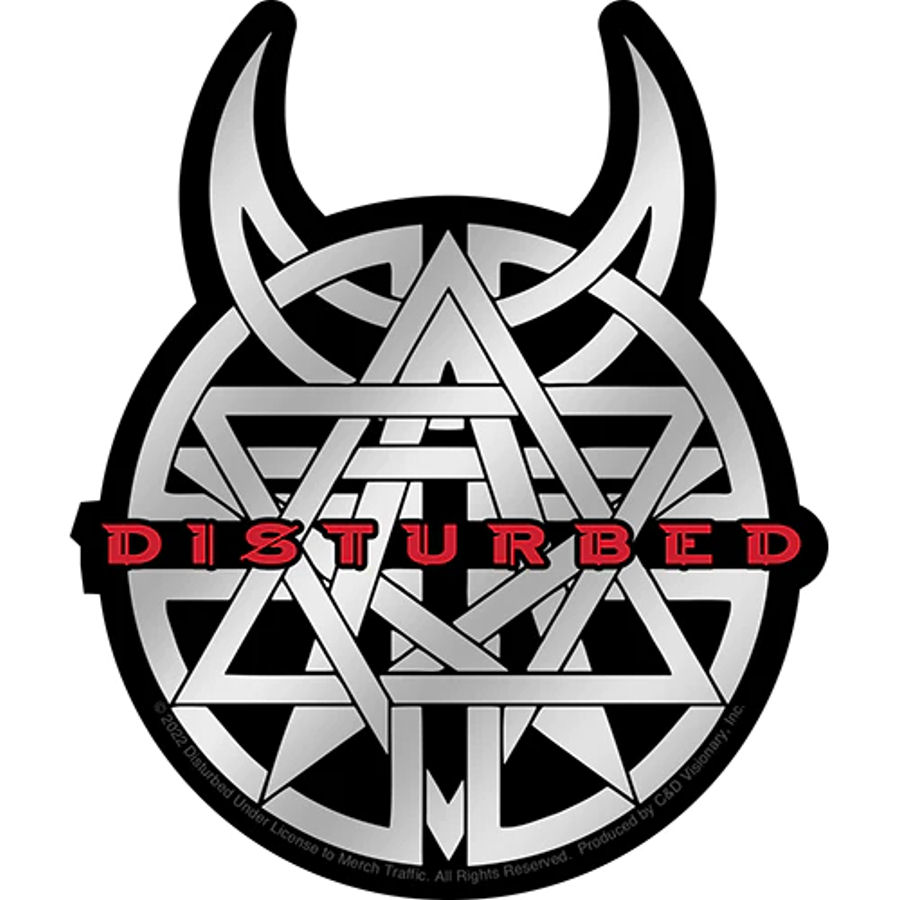 Disturbed Amulet - Vinyl Sticker at Sticker Shoppe