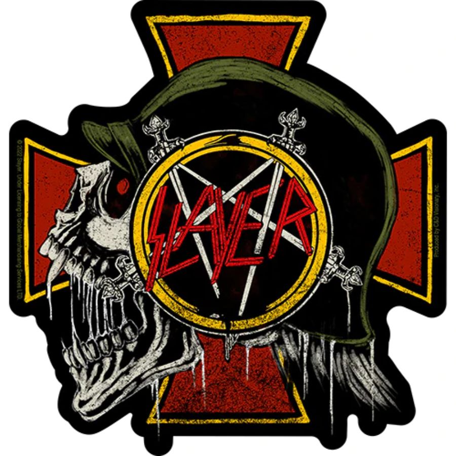 Slayer Skull Profile - Vinyl Sticker at Sticker Shoppe