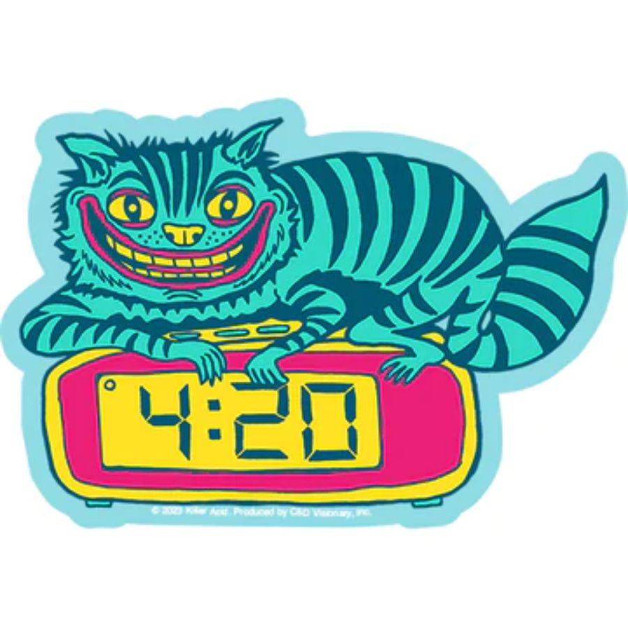Killer Acid 420 Cat - Vinyl Sticker at Sticker Shoppe