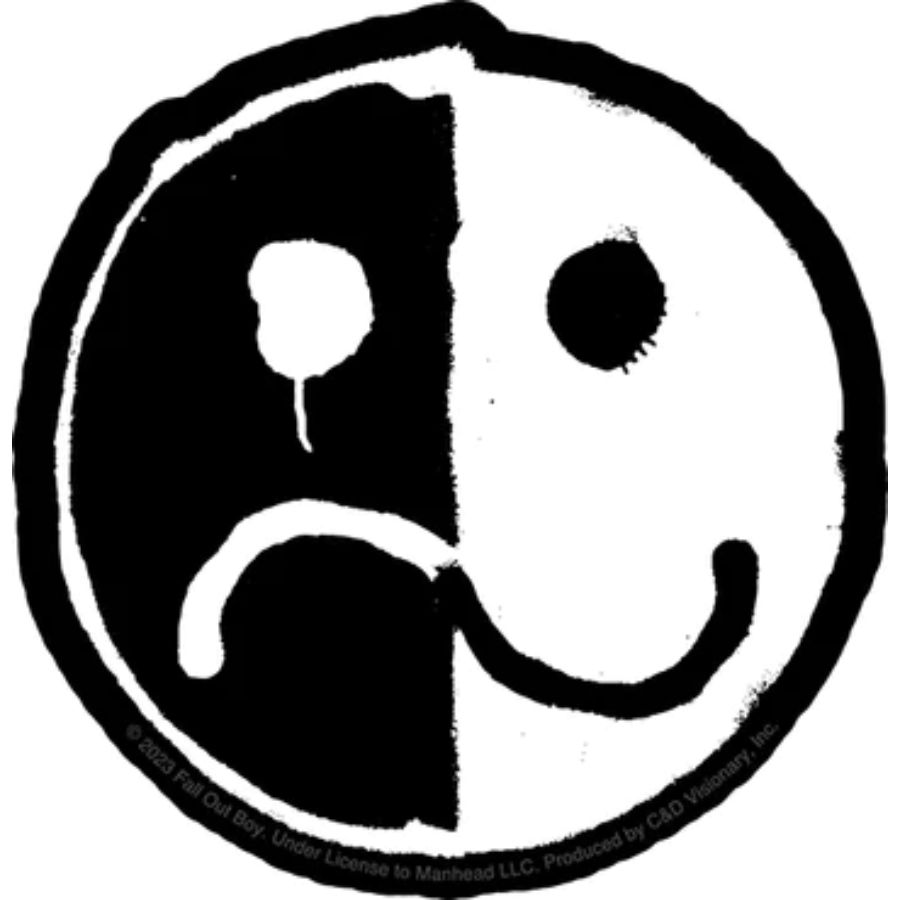Fall Out Boy Smiley - Vinyl Sticker at Sticker Shoppe