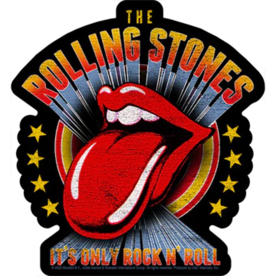 The Rolling Stones Vintage Poster - Vinyl Sticker at Sticker Shoppe