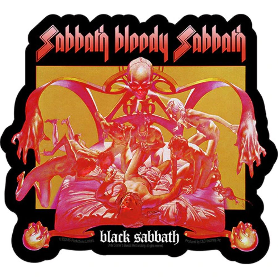 Black Sabbath Bloody Sabbath - Vinyl Sticker at Sticker Shoppe