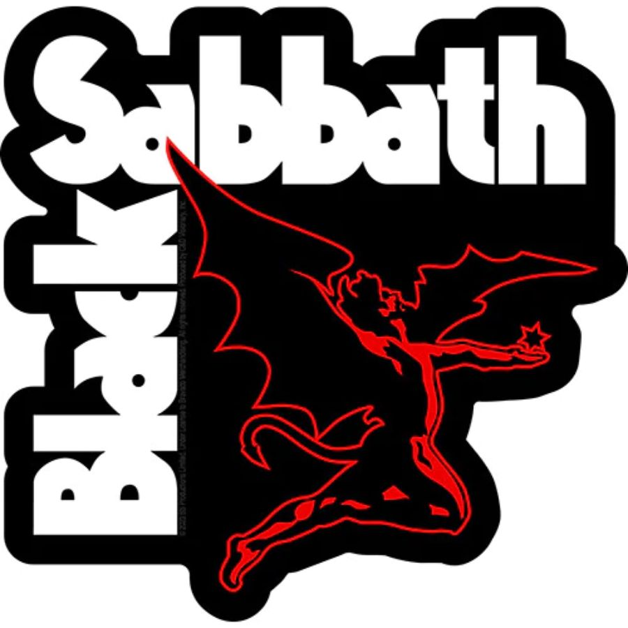 Black Sabbath Demon Logo - Vinyl Sticker at Sticker Shoppe