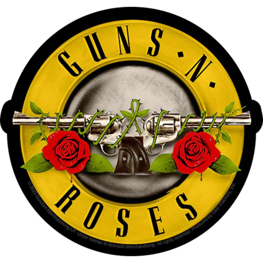 Guns N Roses Bullet - Vinyl Sticker at Sticker Shoppe