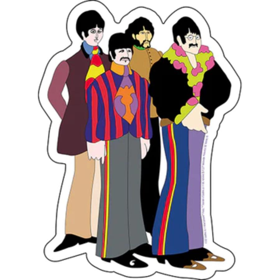 The Beatles Yellow Submarine The Beatles - Vinyl Sticker at Sticker Shoppe