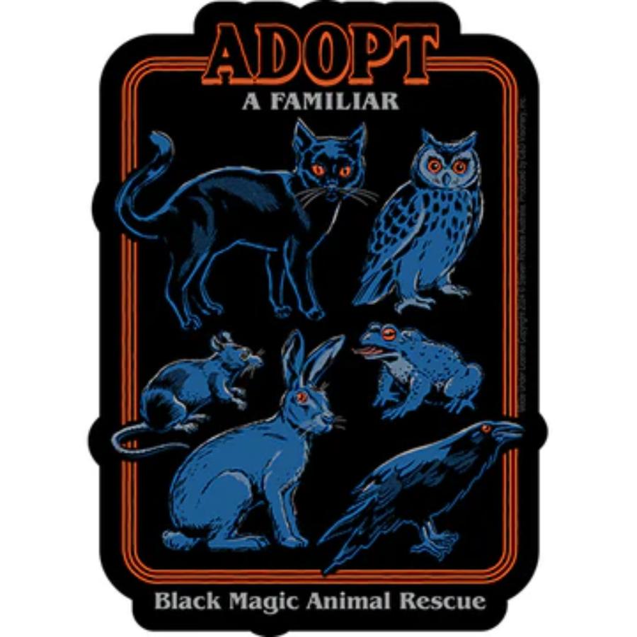 Steven Rhodes Adopt A Familiar - Vinyl Sticker at Sticker Shoppe
