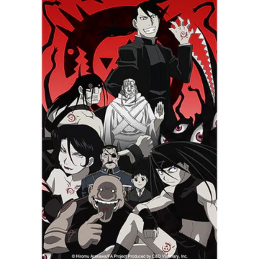Fullmetal Alchemist Brotherhood Villains - Vinyl Sticker at Sticker Shoppe