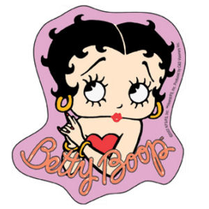 Betty Boop Close Up - Vinyl Sticker at Sticker Shoppe