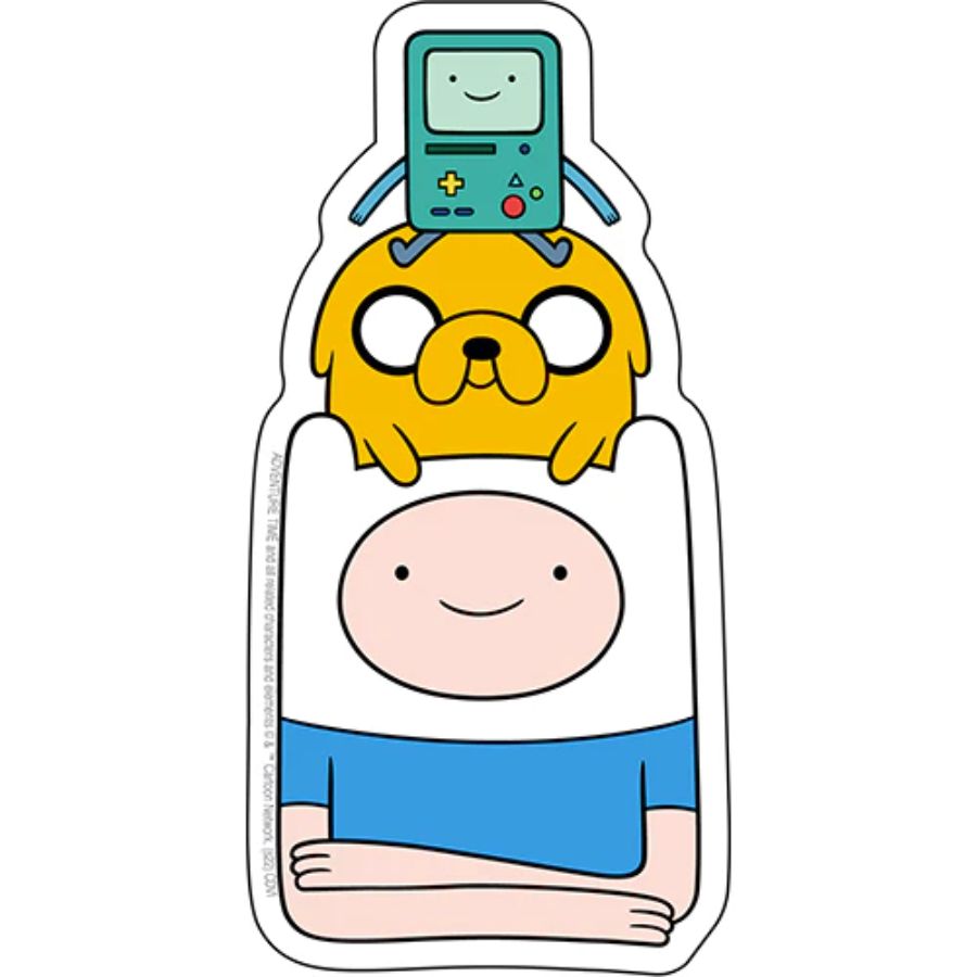 Adventure Time The Gang - Vinyl Sticker at Sticker Shoppe