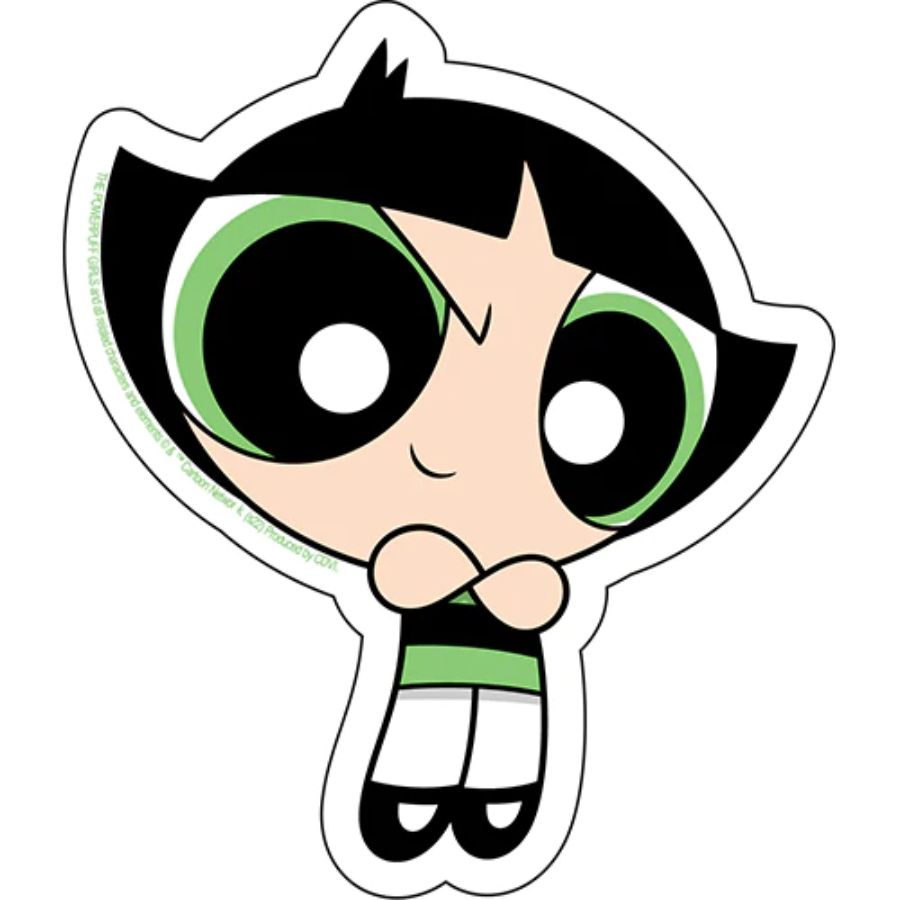 Powerpuff Girls Buttercup - Vinyl Sticker at Sticker Shoppe