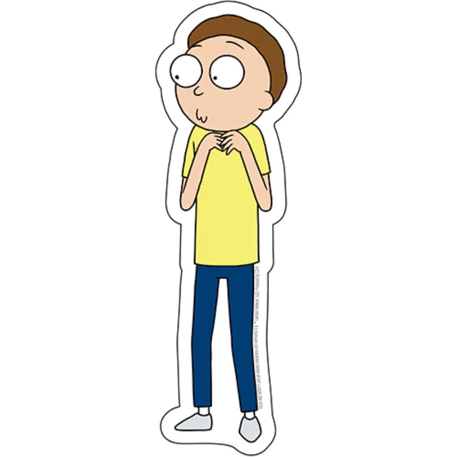 Rick & Morty Derp Morty - Vinyl Sticker at Sticker Shoppe
