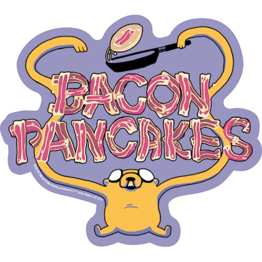 Adventure Time Bacon Pancakes - Vinyl Sticker at Sticker Shoppe