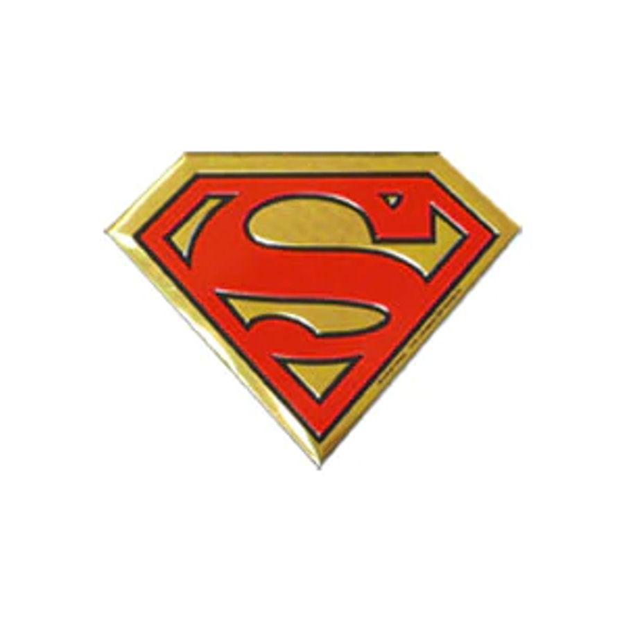 Superman Logo - Foil Metal Sticker at Sticker Shoppe