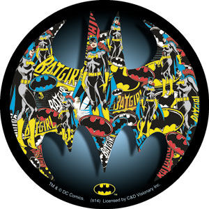 Batgirl Multi Batgirl Logo - Vinyl Sticker at Sticker Shoppe