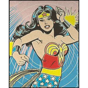 Wonder Woman Retro - Vinyl Sticker at Sticker Shoppe