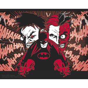 Batman Joker & Two Face - Vinyl Sticker at Sticker Shoppe