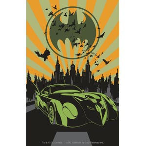 Batman Batmobile - Vinyl Sticker at Sticker Shoppe