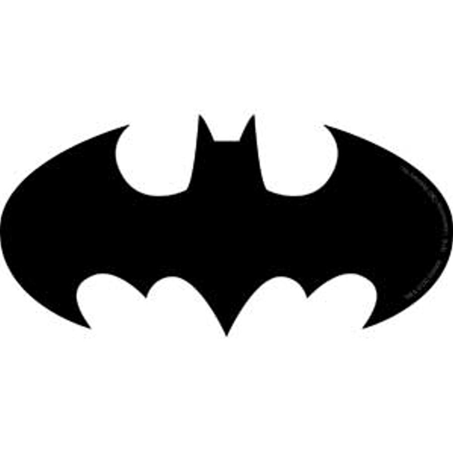 Batman Black Logo - Vinyl Sticker at Sticker Shoppe