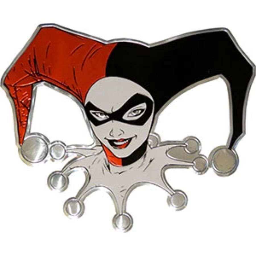 DC Comics Originals Harley Quinn Headshot - Foil Metal Sticker at ...