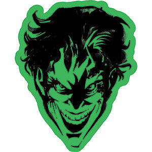 Batman The Joker Head - Vinyl Sticker at Sticker Shoppe