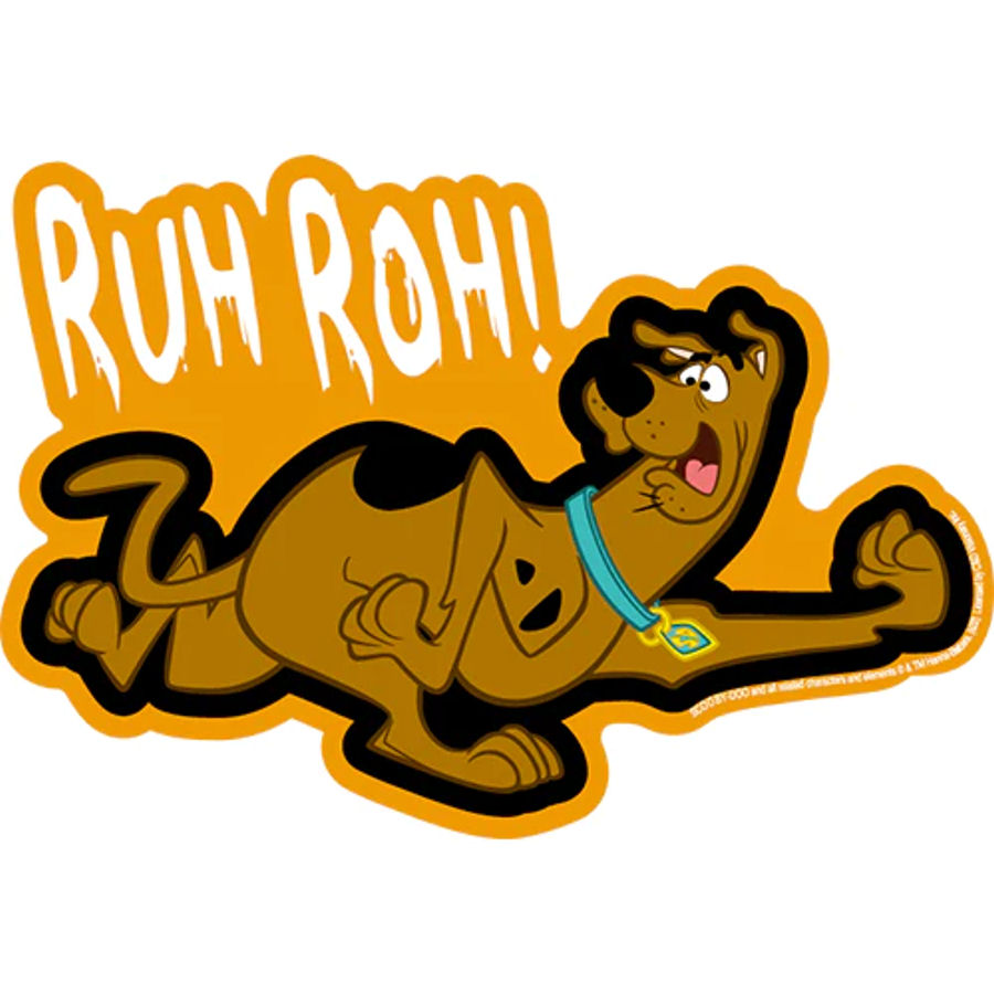 Scooby Doo Ruh Roh! - Vinyl Sticker at Sticker Shoppe