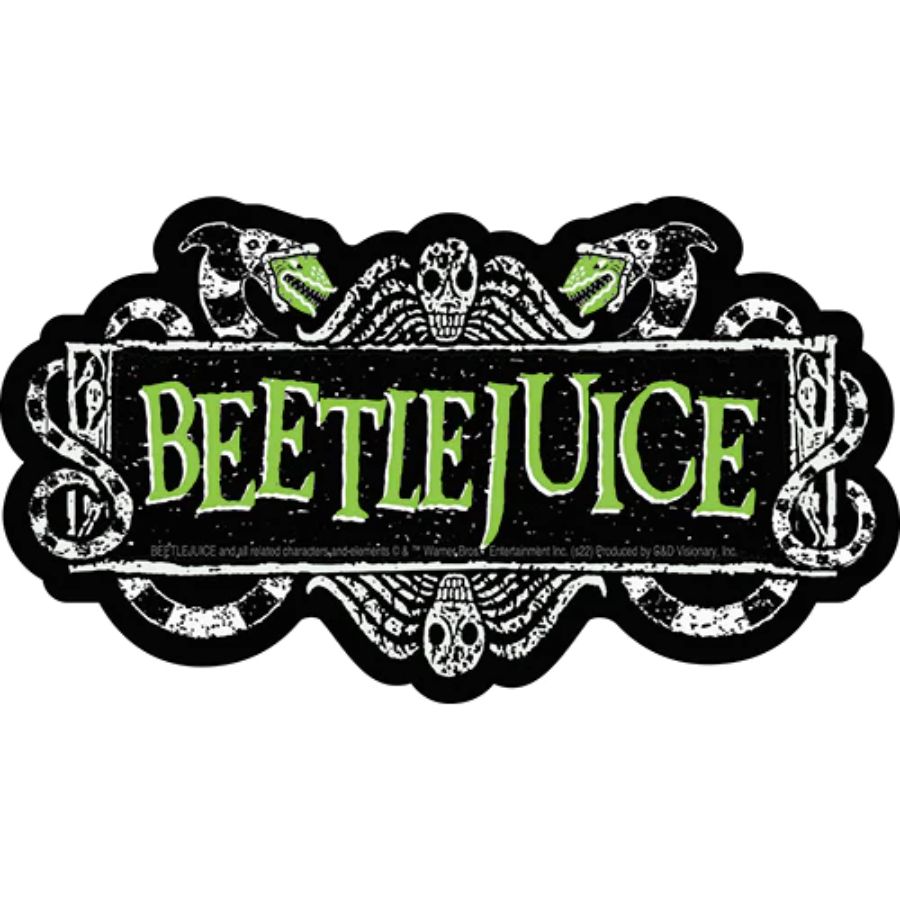 Beetlejuice Logo - Vinyl Sticker at Sticker Shoppe Beetlejuice Logo - Vinyl Sticker at Sticker Shoppe