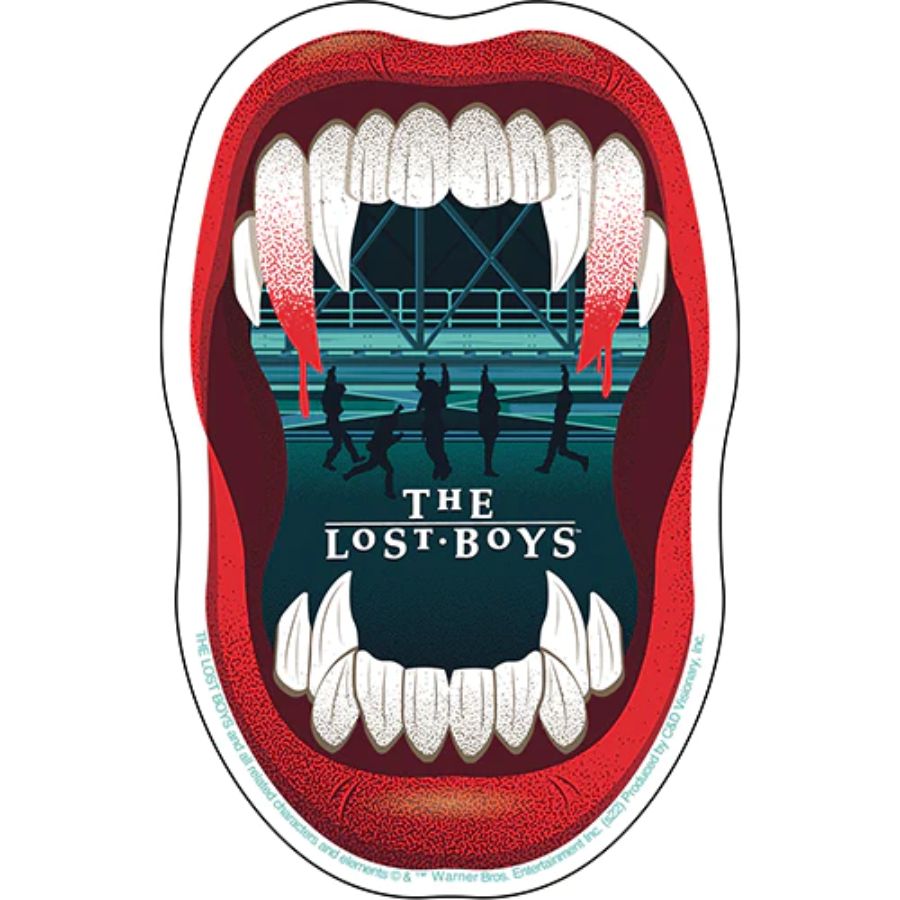 The Lost Boy Vampire Mouth - Vinyl Sticker at Sticker Shoppe