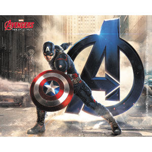 Avengers Age of Ultron Captain America A - Vinyl Sticker at Sticker Shoppe