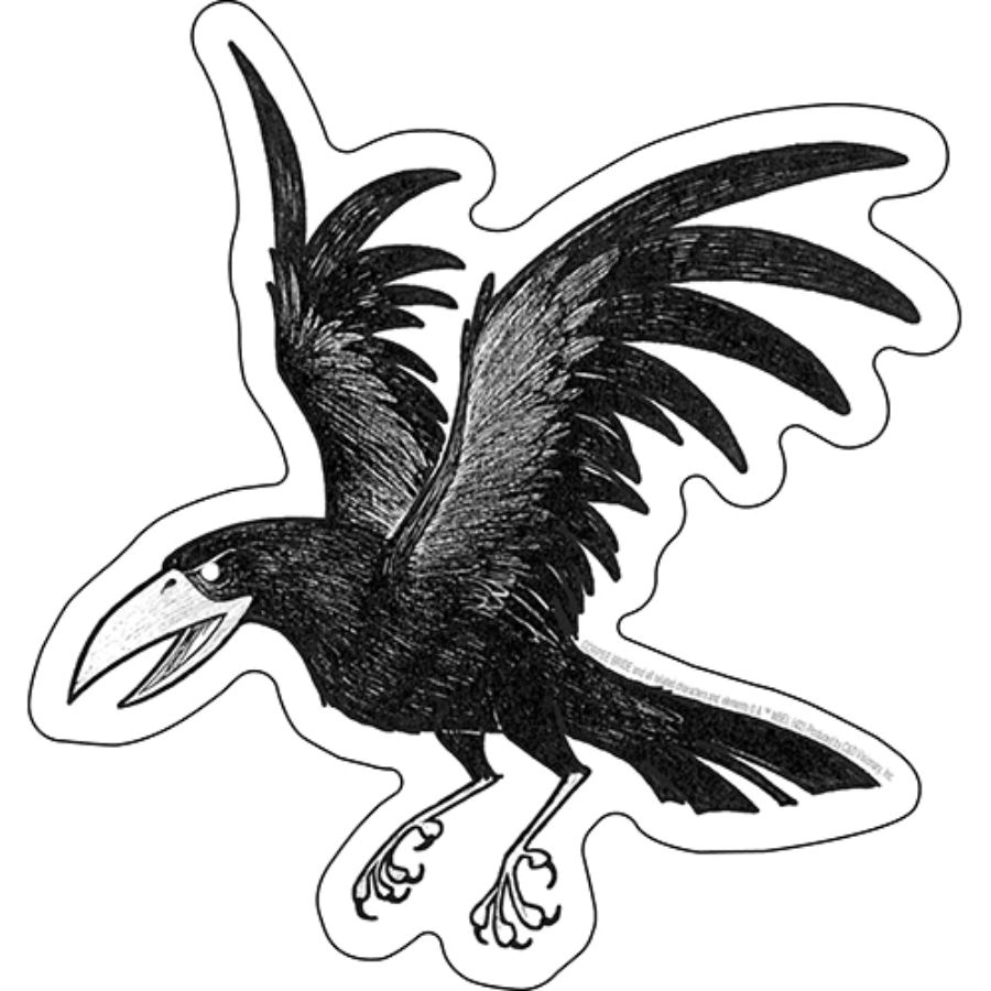 Corpse Bride Crow - Vinyl Sticker at Sticker Shoppe