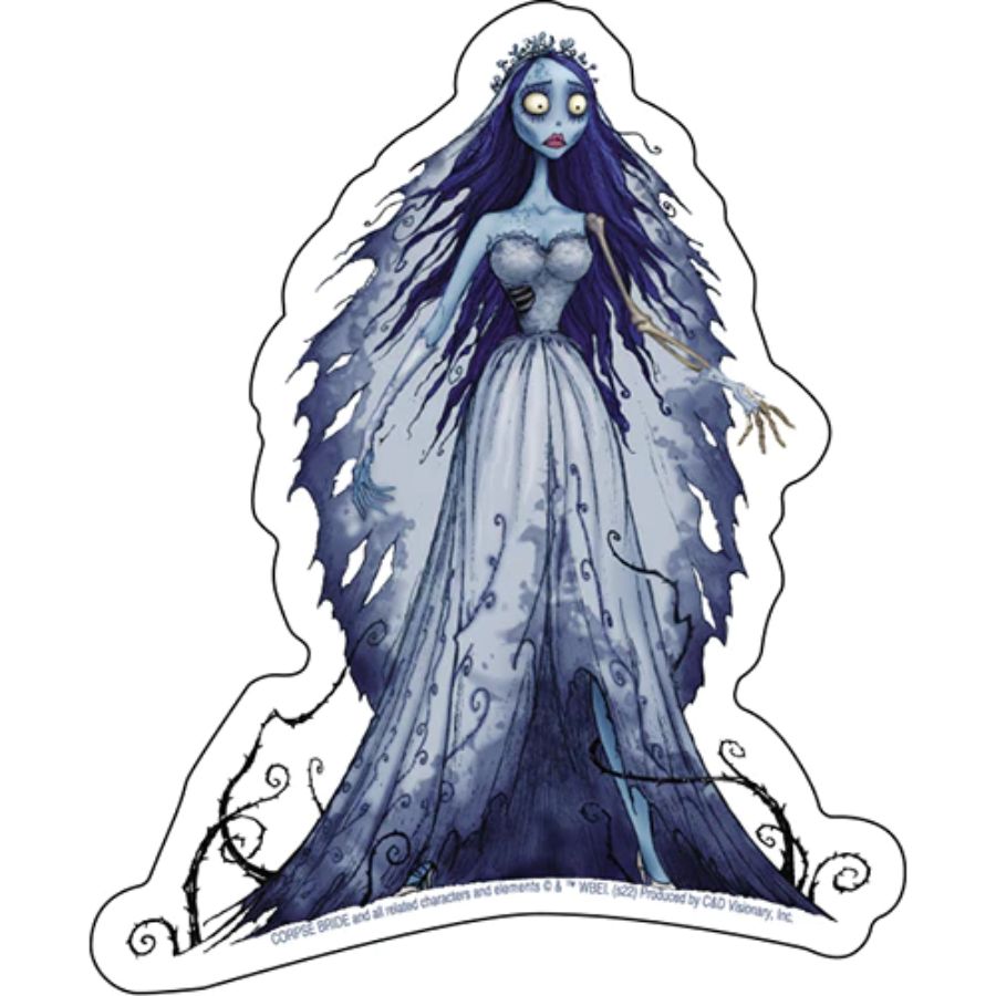 Corpse Bride Emily - Vinyl Sticker at Sticker Shoppe