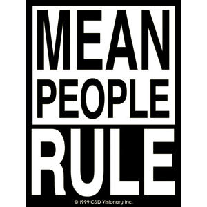 Mean People Rule - Sticker at Sticker Shoppe