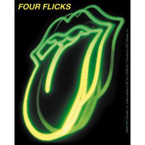 The Rolling Stones Four Flicks - Sticker at Sticker Shoppe