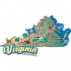 Virginia Stickers, Decals & Bumper Stickers