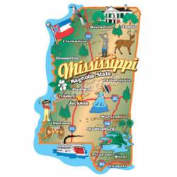 Mississippi Stickers, Decals & Bumper Stickers