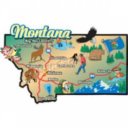 Montana Stickers, Decals & Bumper Stickers