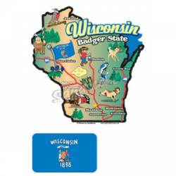 Wisconsin Stickers, Decals & Bumper Stickers