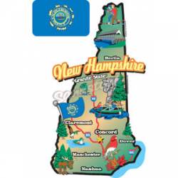 New Hampshire Stickers, Decals & Bumper Stickers