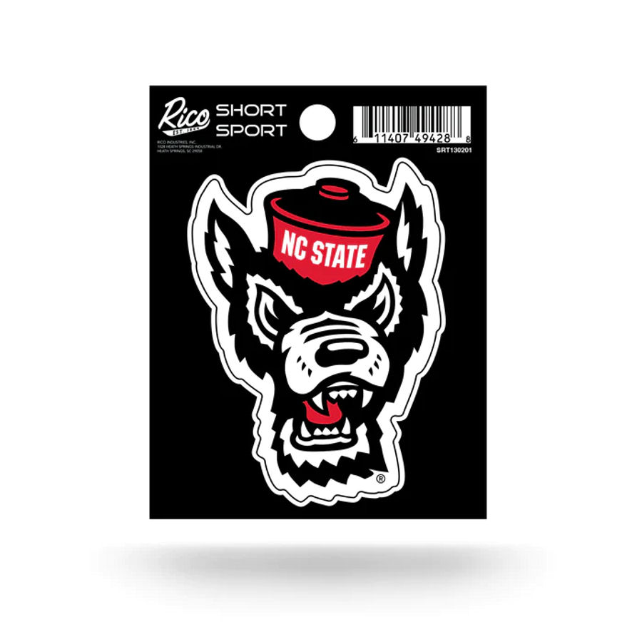 North Carolina State University Wolfpack Mascot -Sport Short Decal at ...