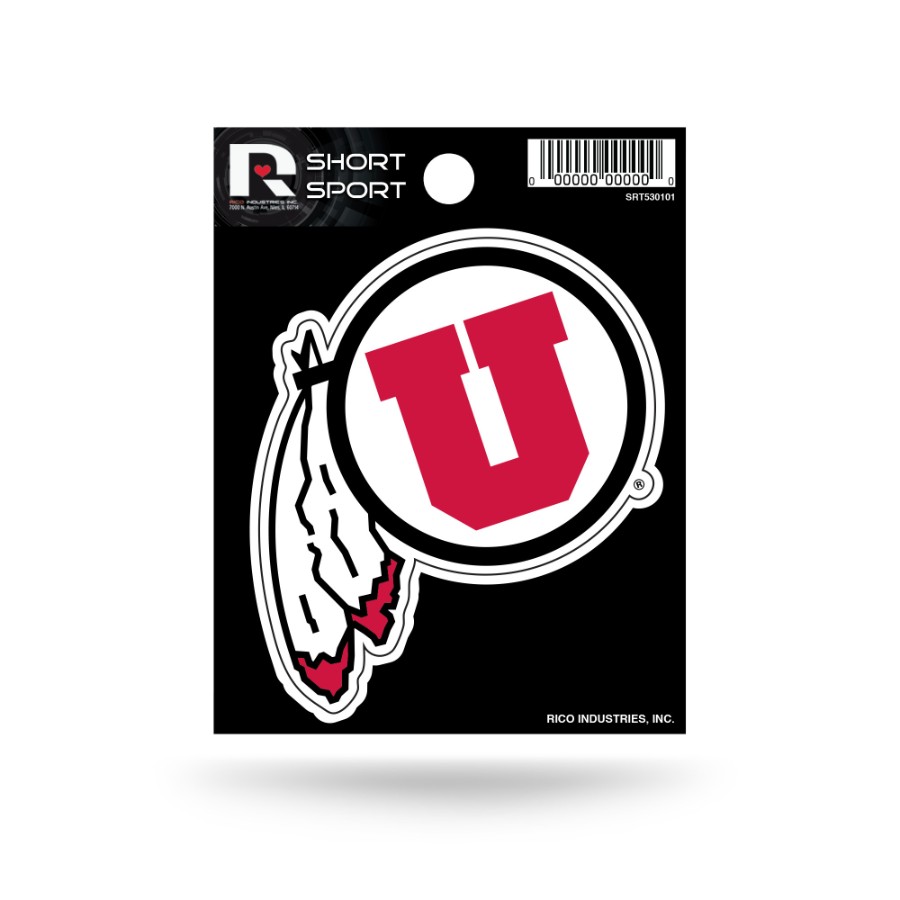University Of Utah Utes - Sport Short Decal at Sticker Shoppe
